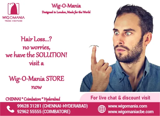 Natural Looking Wigs for Men & Hair Patch @Wigomania -100%Human Hair Wigs